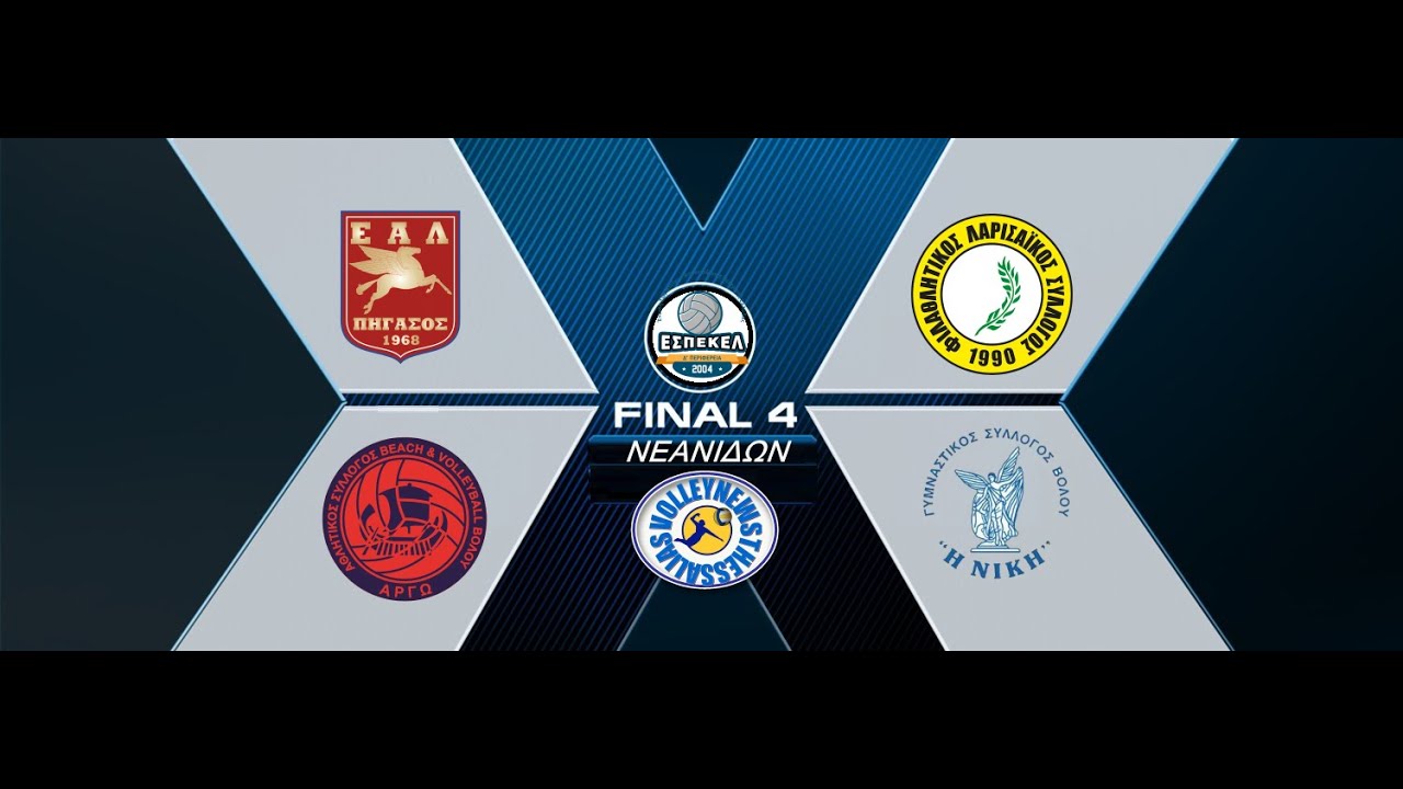 Ε.Α.ΛΑΡΙΣΑΣ - Α.Σ. ΑΡΓΩ ΒΟΛΟΥ (Νεανίδων) FINAL 4 (Απονομές)Πέμπτη 22/12 ...