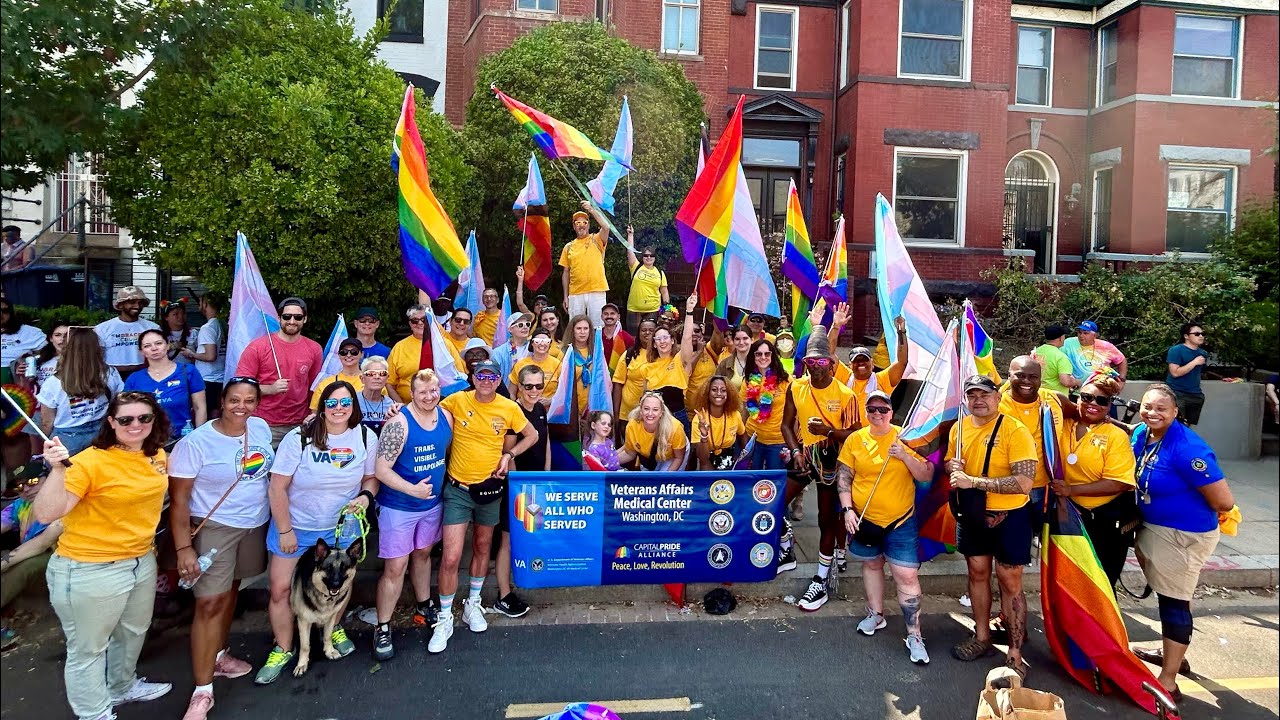 Department of Veterans Affairs Pride Parade 2023 - YouTube