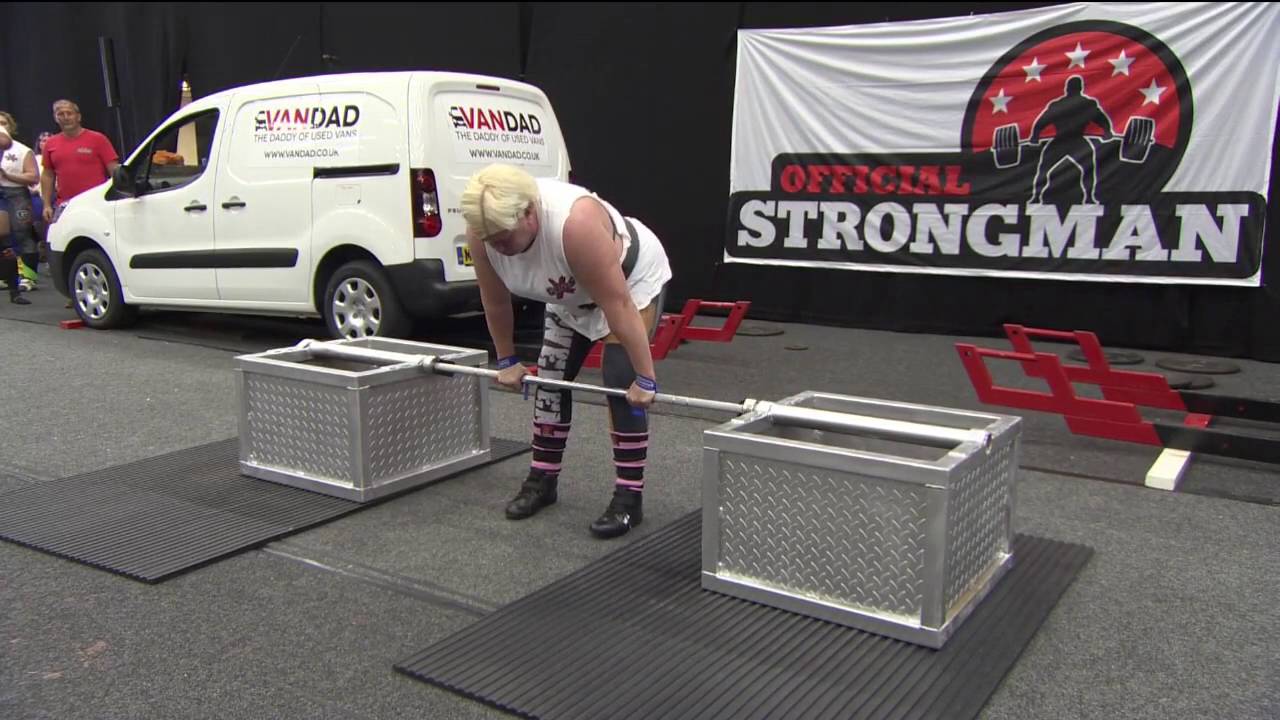 World's Strongest Woman 2016: Anna Harjapaa (Silver Dollar Deadlift ...