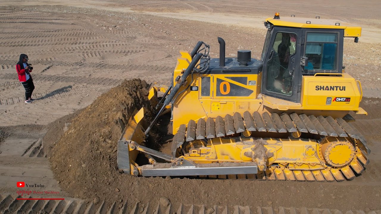 Fast Jobs Big Dozer Machine Push Cutting Sand Activities Stronger ...