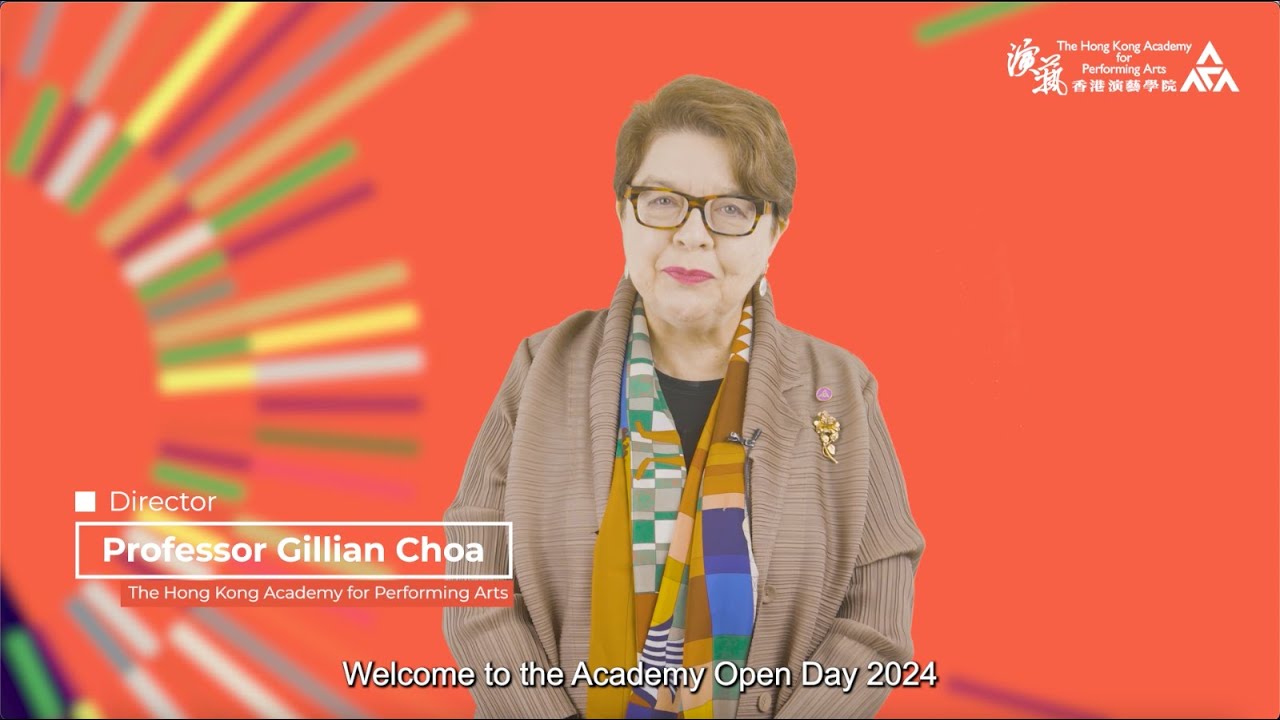 HKAPA Open Day 2024 - Welcome Speech from Director - YouTube