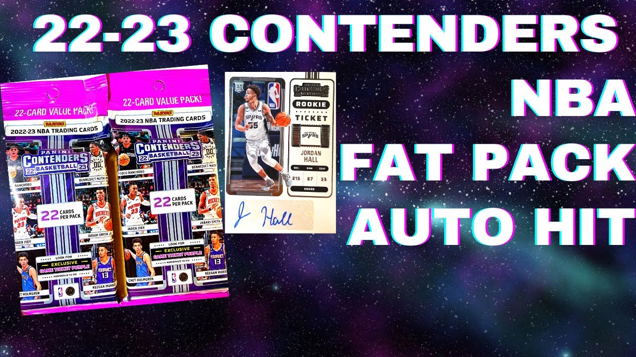 2022-23 Panini Contenders Basketball Fat Pack Box Break and Review ...