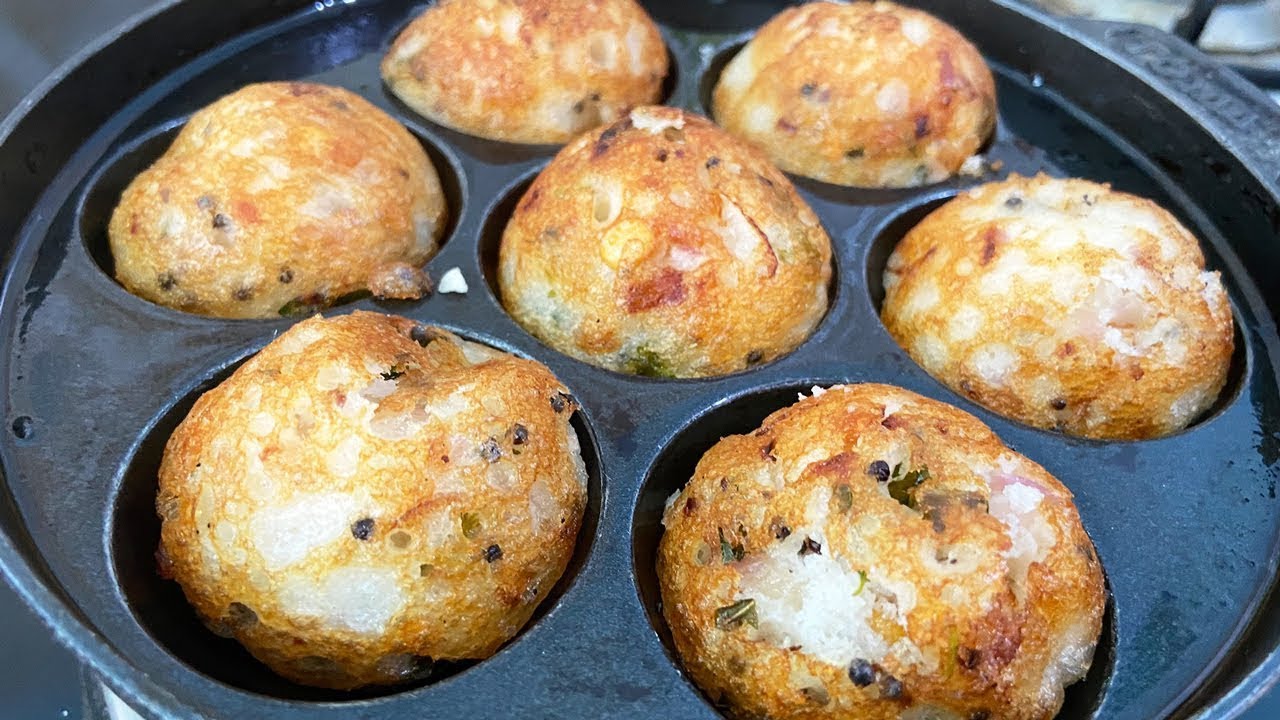 Instant Kara Paniyaram Recipe | Paniyaram Recipe | How to make ...