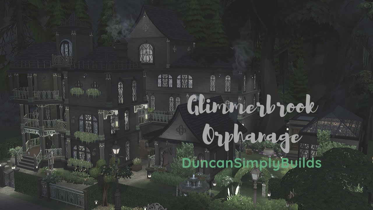 Glimmerbrook Orphanage | Sims 4 Realm of Magic Build Video Tour - YouTube