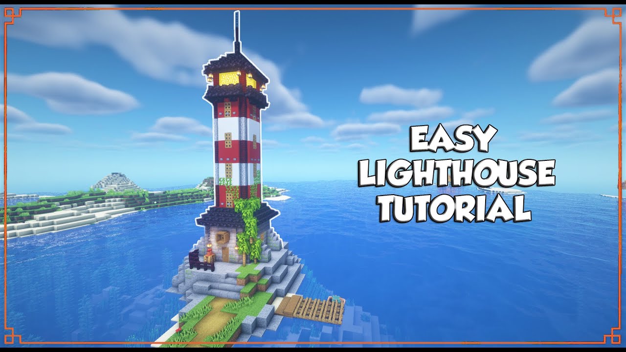 Minecraft Lighthouse Tutorial - YouTube