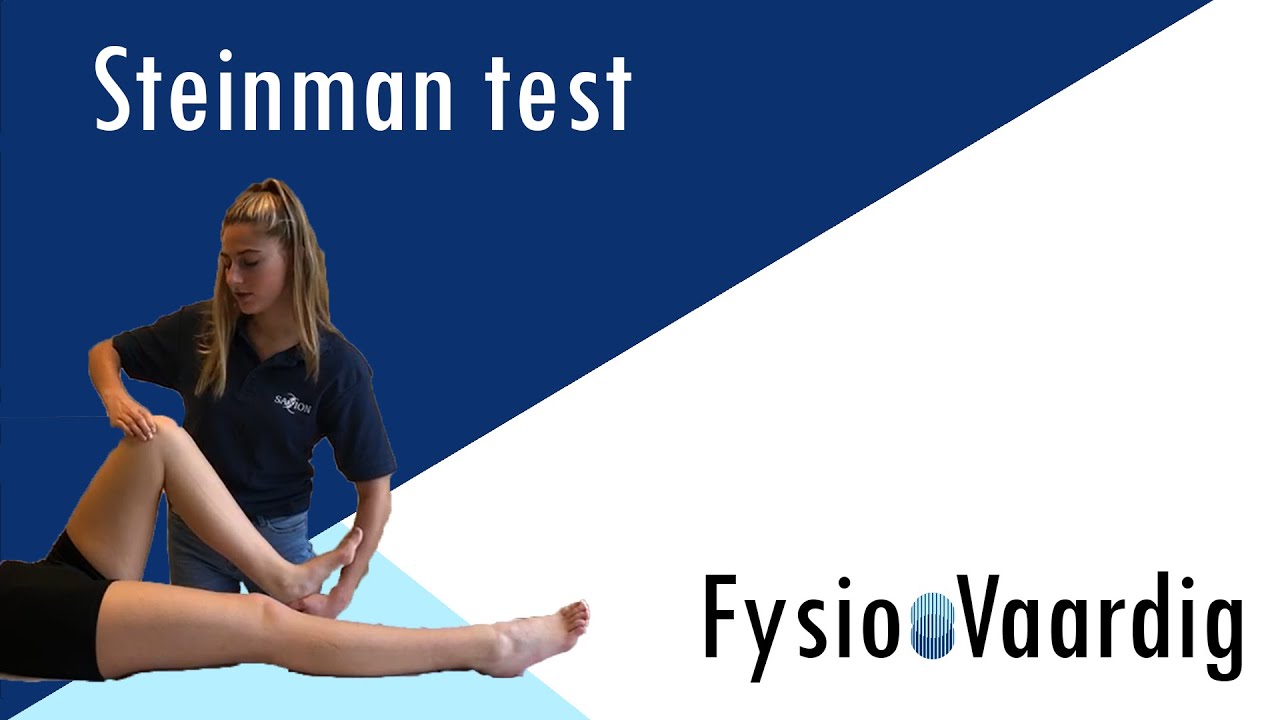 Fysio Vaardig: Steinman Test - YouTube