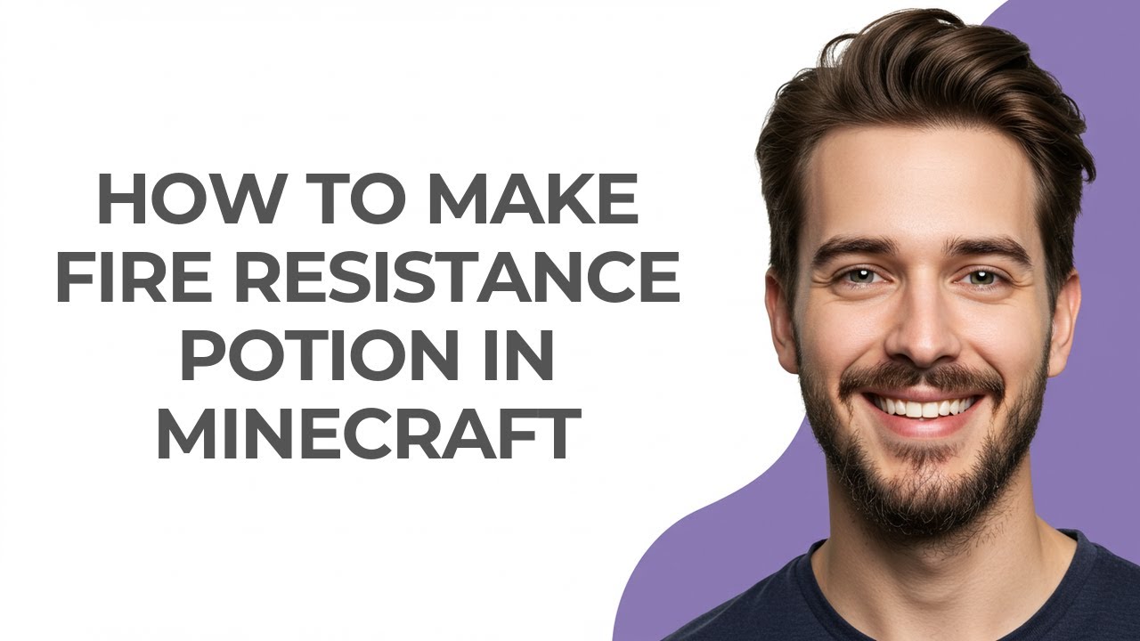 How To Make Fire Resistance Potion In Minecraft - UPDATED! - YouTube