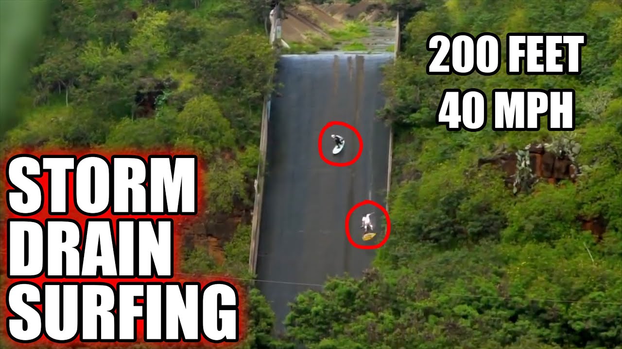 SURFING THE WORLDS BIGGEST STORM DRAIN!! - YouTube