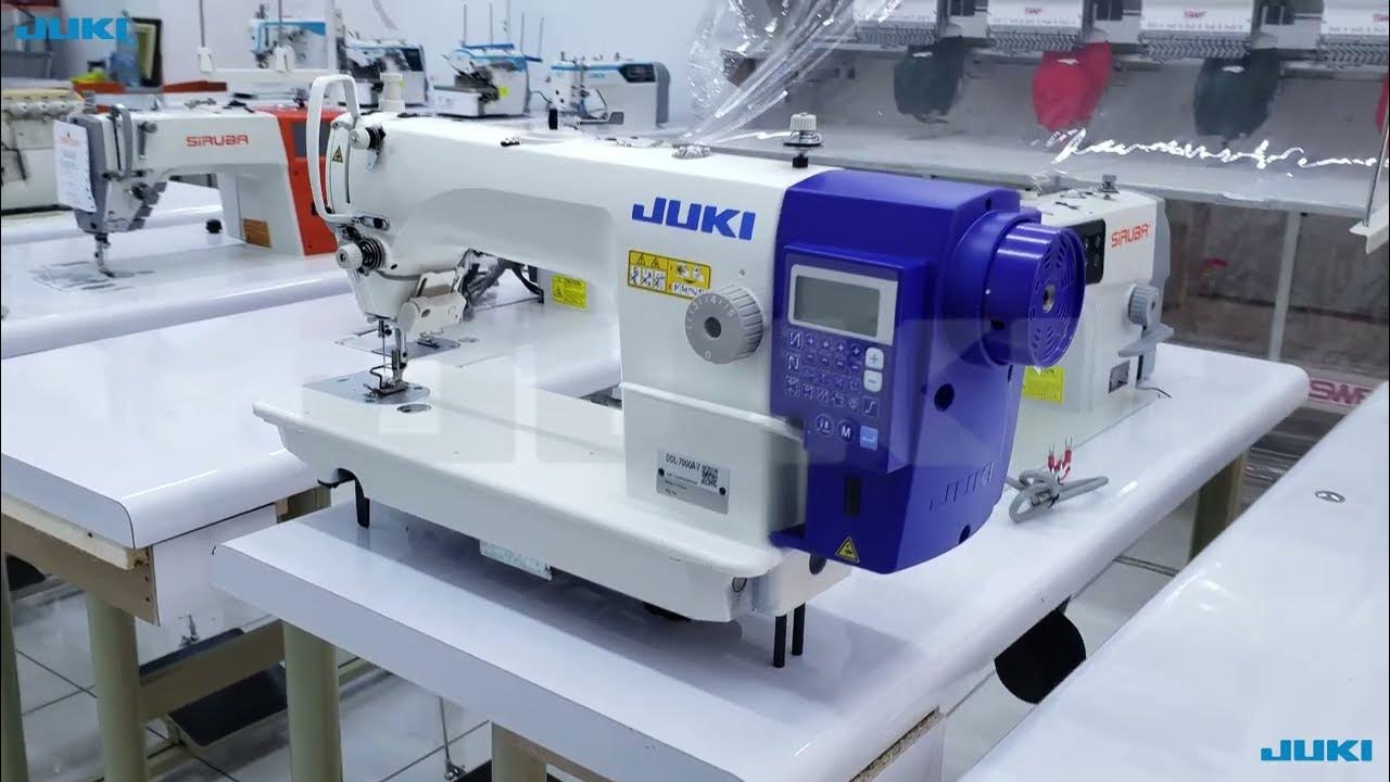 RECTA ELECTRÓNICA INDUSTRIAL PESADA - JUKI DDL-7000AH7NBD - YouTube