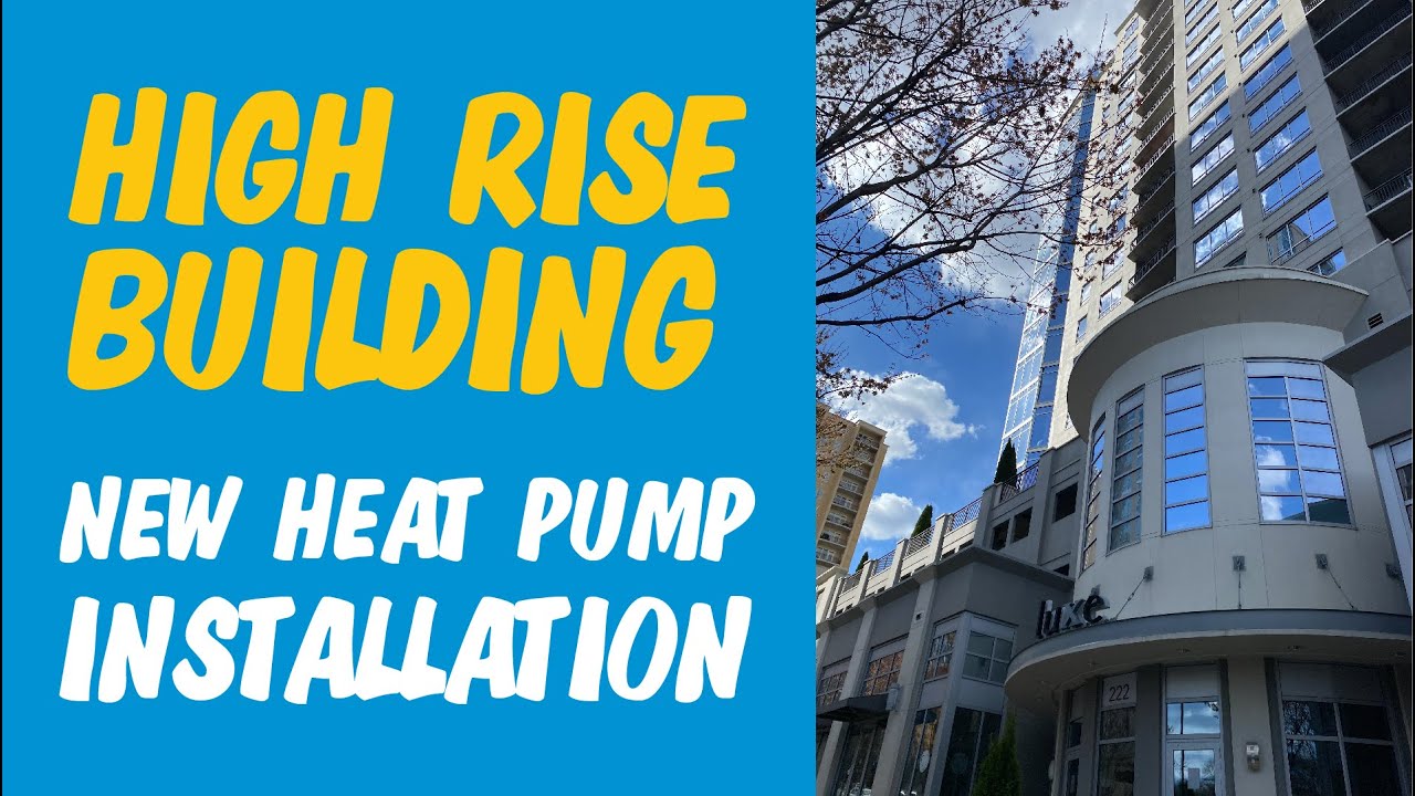 High Rise Building - Heat Pump Installation! #lennox #hvac - YouTube