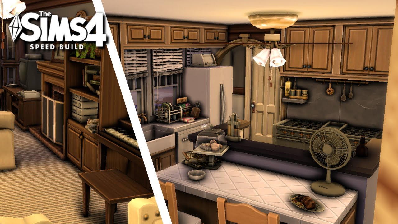 90's American Family House | CC LINKS | The Sims 4 Speed Build - YouTube