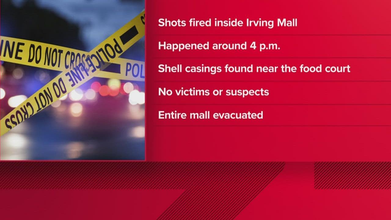 Police Investigating Shots Fired Call At Irving Mall Officials Say