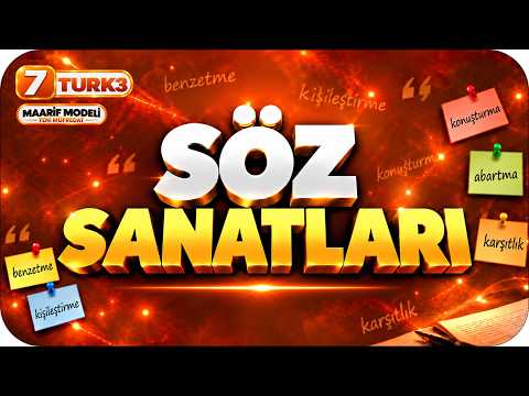 Söz Sanatları 📙 7TURK3 #2027