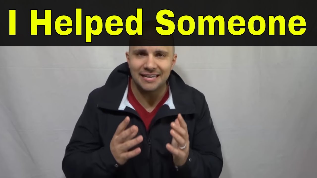 I Helped Someone And This Is What Happened - YouTube