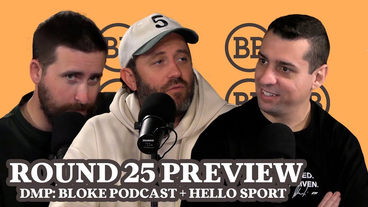 Bloke In A Bar - DMP: Round 25 Preview w/ Hello Sport - YouTube