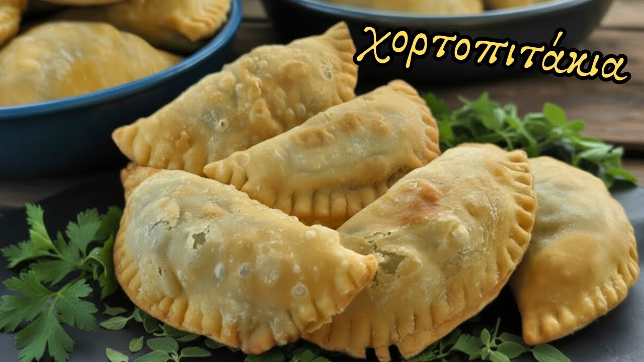 Τα πιο νόστιμα τηγανητά χορτοπιτάκια όπως στην Κρήτη! - YouTube