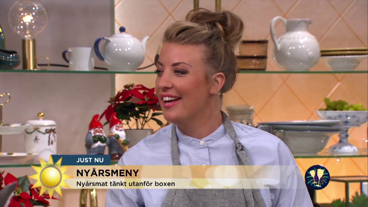 Nyskapande nyårsmat signerad Frida Ronge - Nyhetsmorgon (TV4) - YouTube