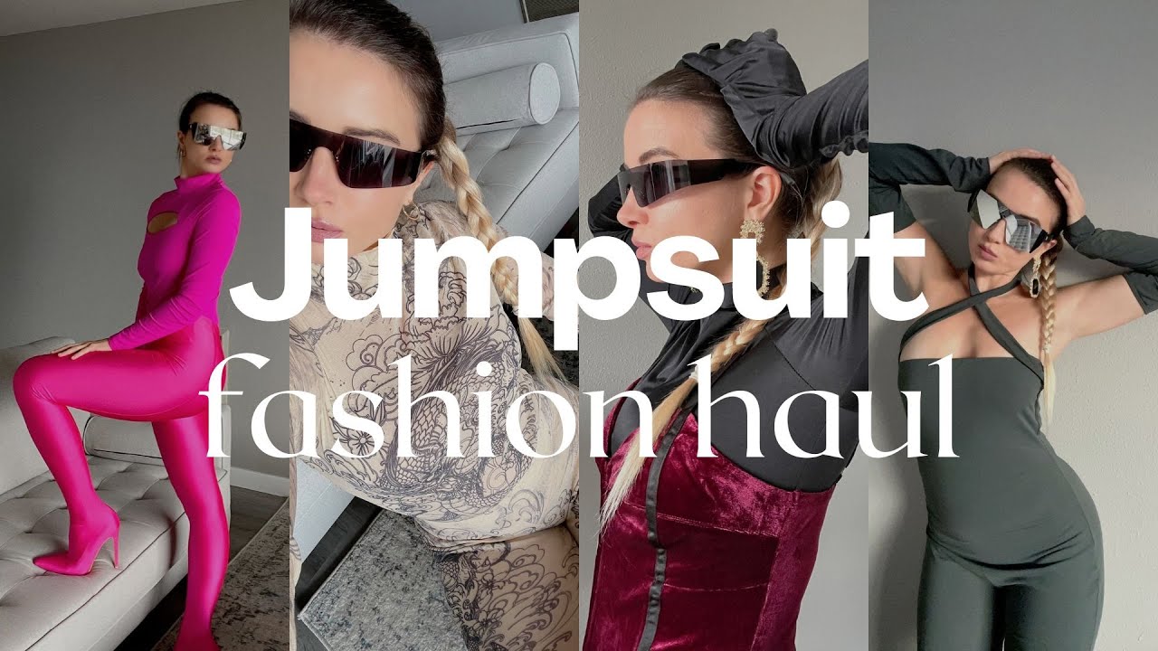 Jumpsuit fashion haul | 8 different outfits - YouTube