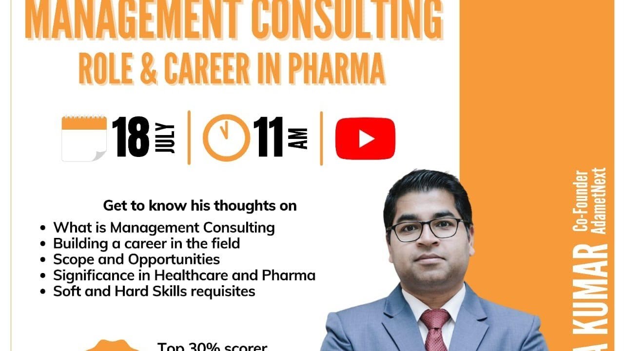 Management Consulting - Career in Pharma - YouTube