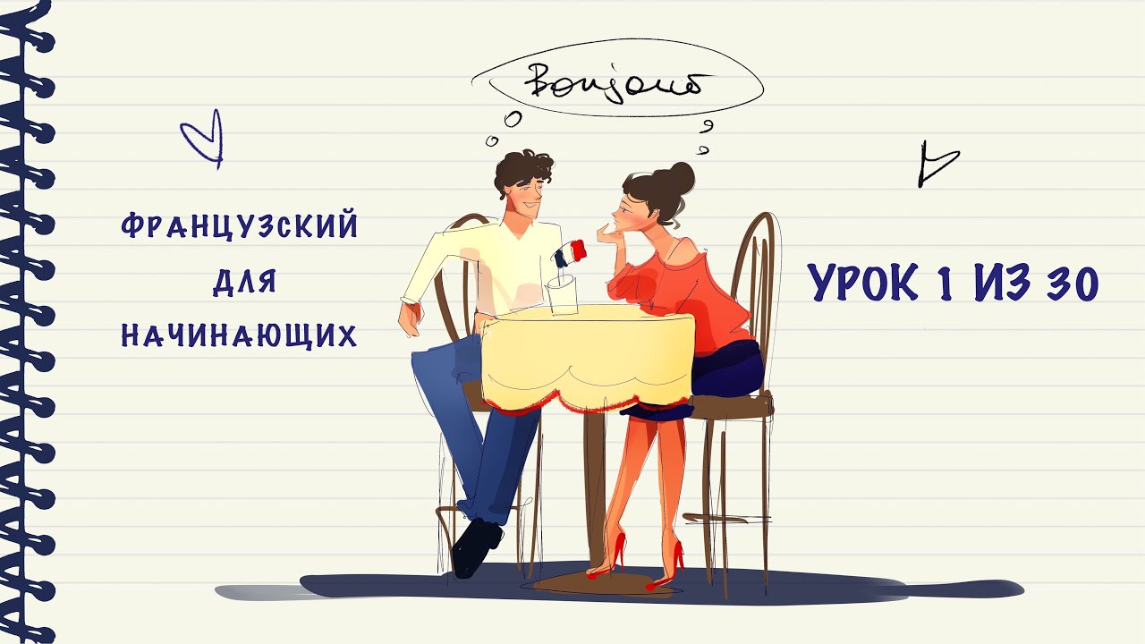 Французский для начинающих Уровень А1 Урок 1 из 30 Youtube
