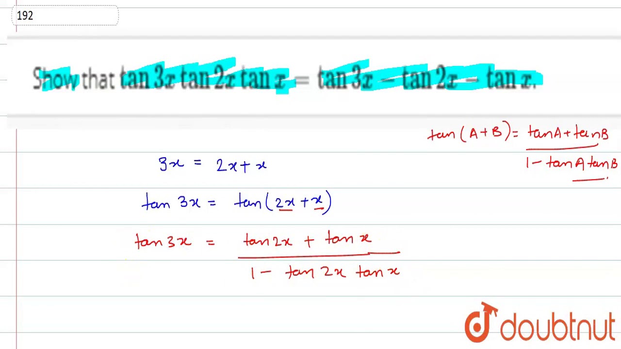 Prove that:`tan4x=(4tanx(1-tan^2x))/(1-6tan^2x+tan^4x)` - YouTube