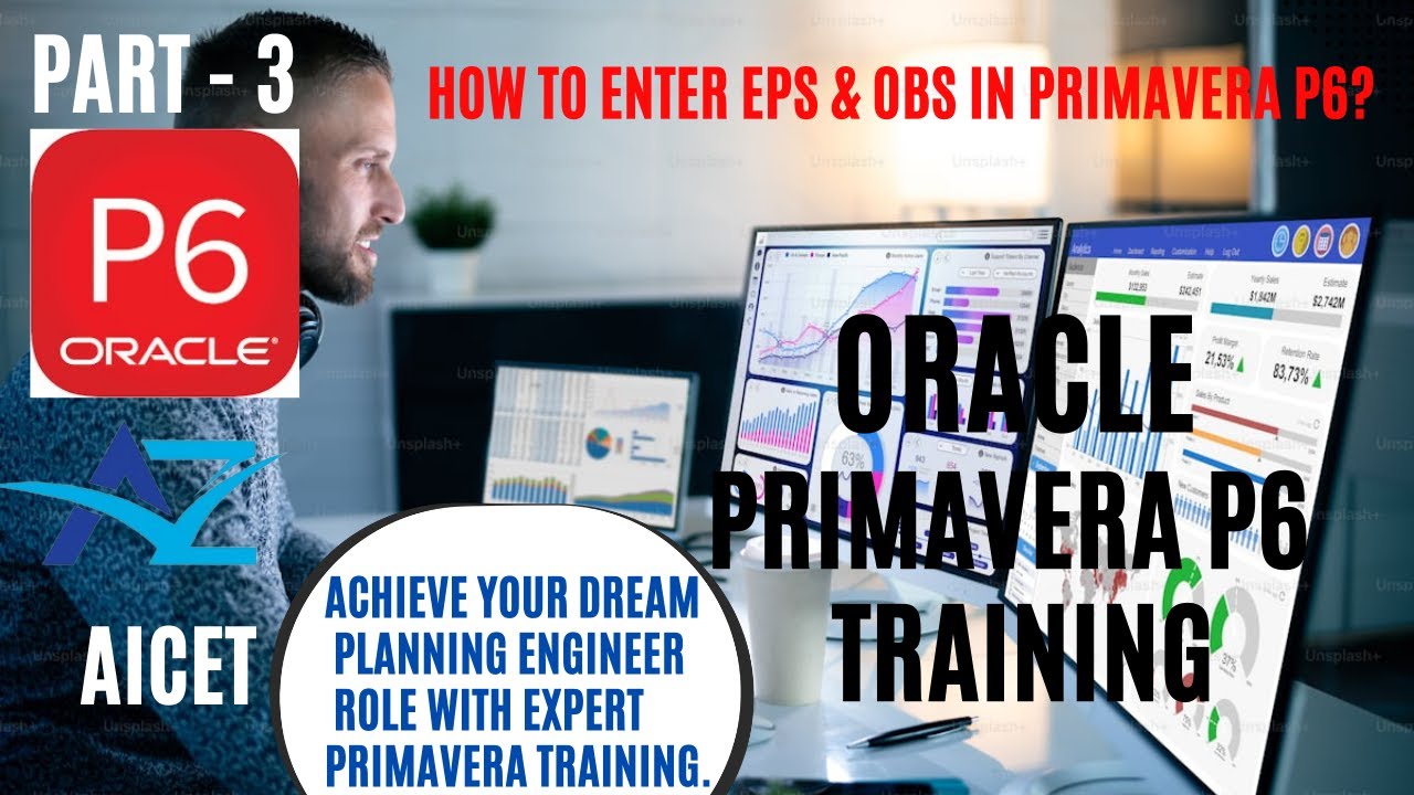 (Part 3) How to enter EPS & OBS in Primavera P6| Primavera P6 Training ...