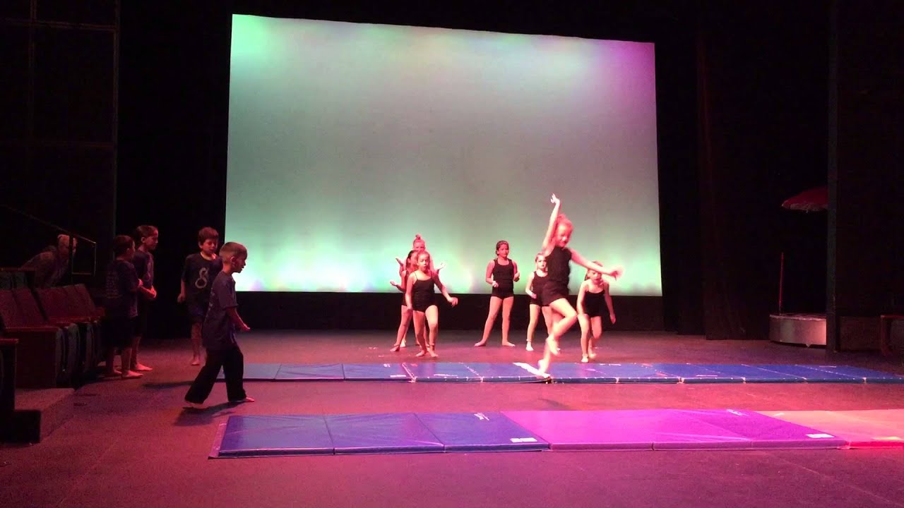 Infinity Art In Motion Recital 2015 - Beginner Acro - YouTube