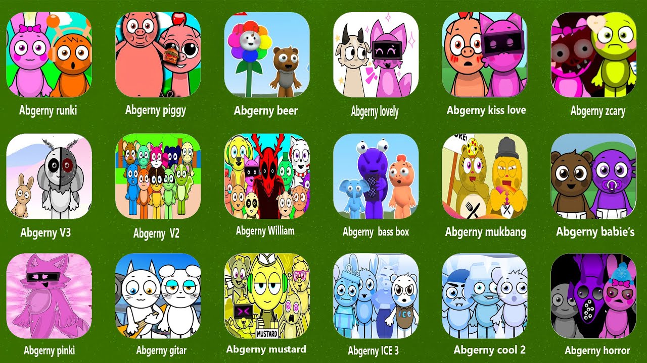 Incredibox Srunki But Everyone, Abgerny, Abgerny 2, Abgerny Mobile ...