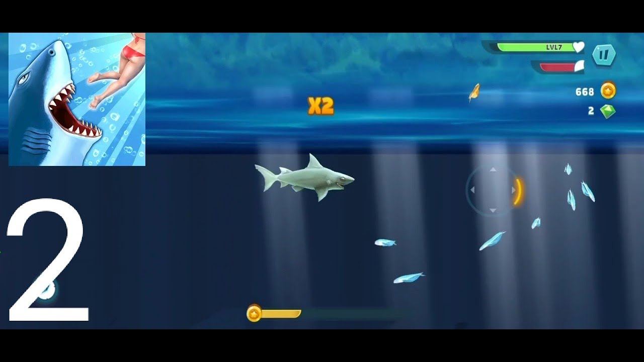 Hungry Shark Evolution Arcade Game - Gameplay Walkthrough Part 2 - (Ios ...