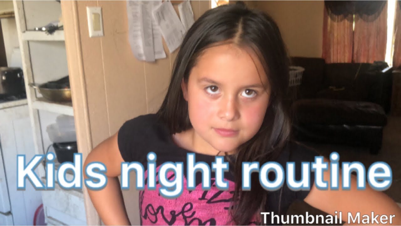 Night routine with 4 kids - YouTube
