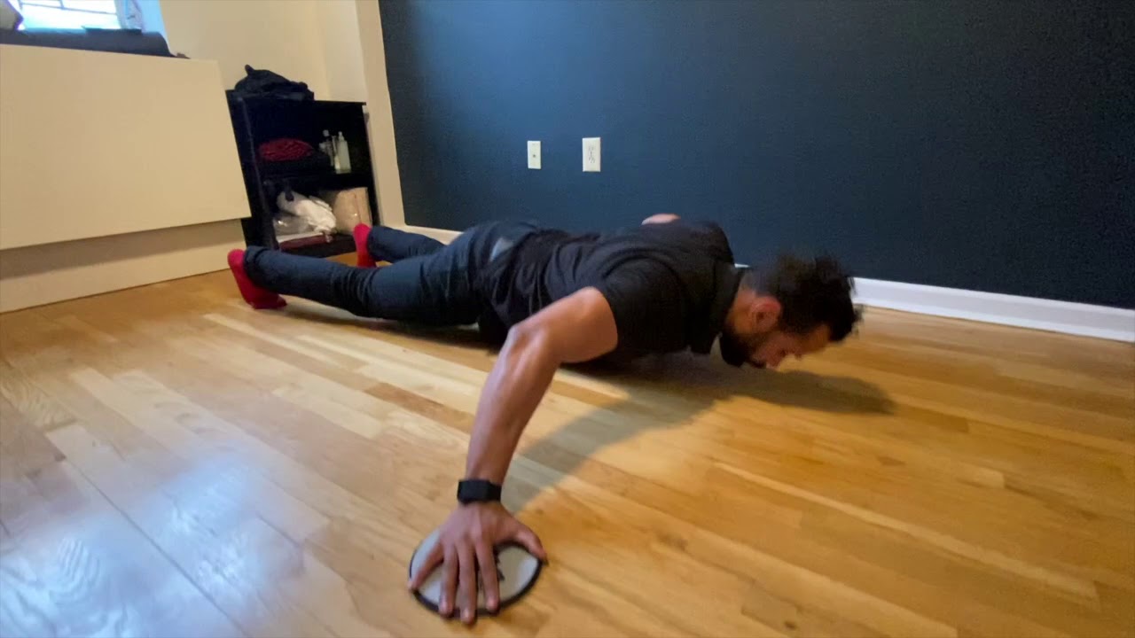Chest fly with sliders - YouTube