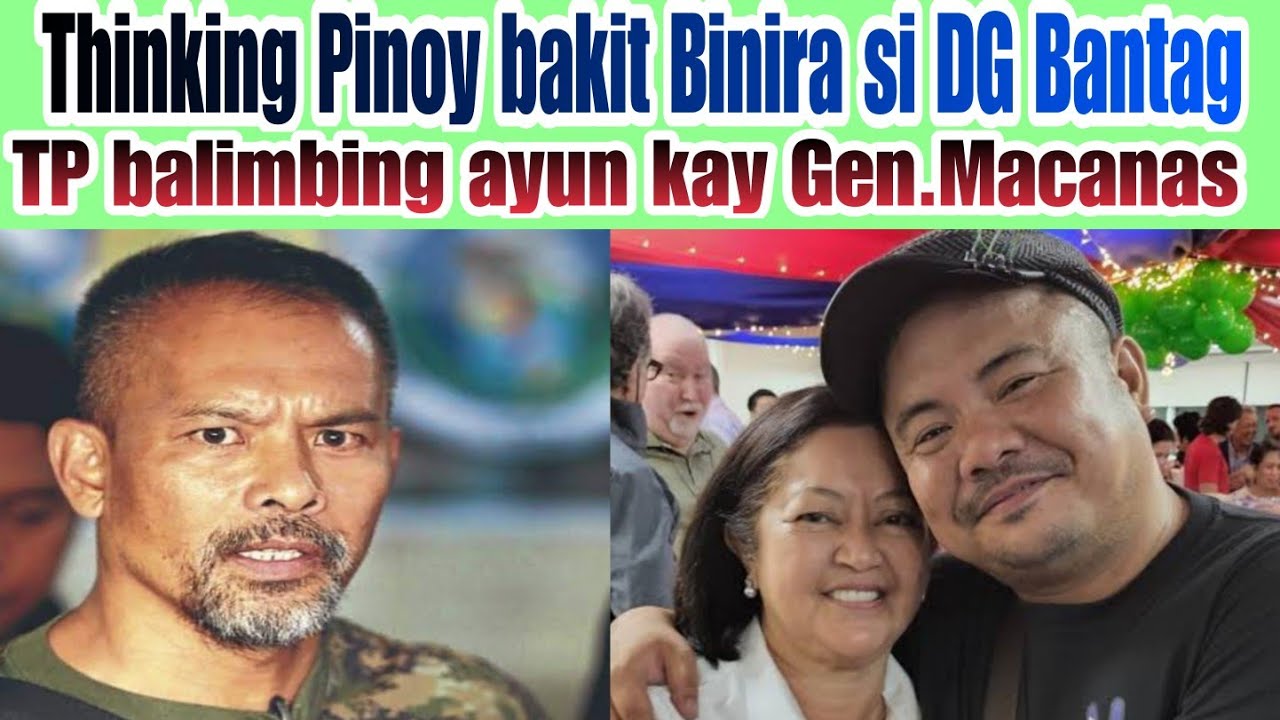 Thinking Pinoy bakit binira si DG Bantag? #bantag #pbbm - YouTube