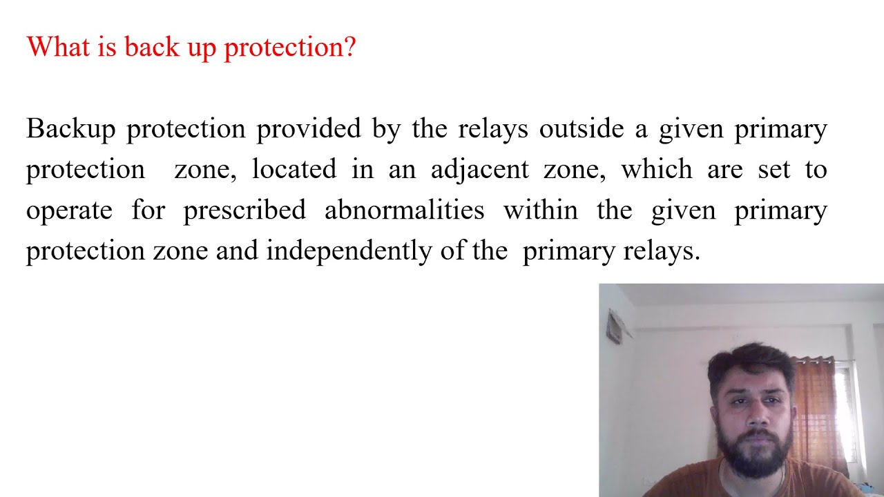 SGP Video short on what is back up protection in English - YouTube