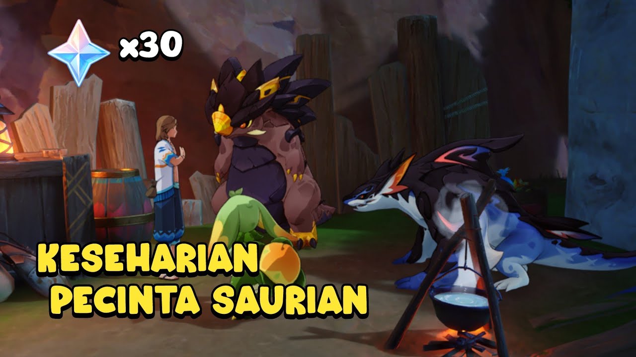 Keseharian Pecinta Saurian | Hidden Quest Genshin Impact Ver 5.0 - YouTube