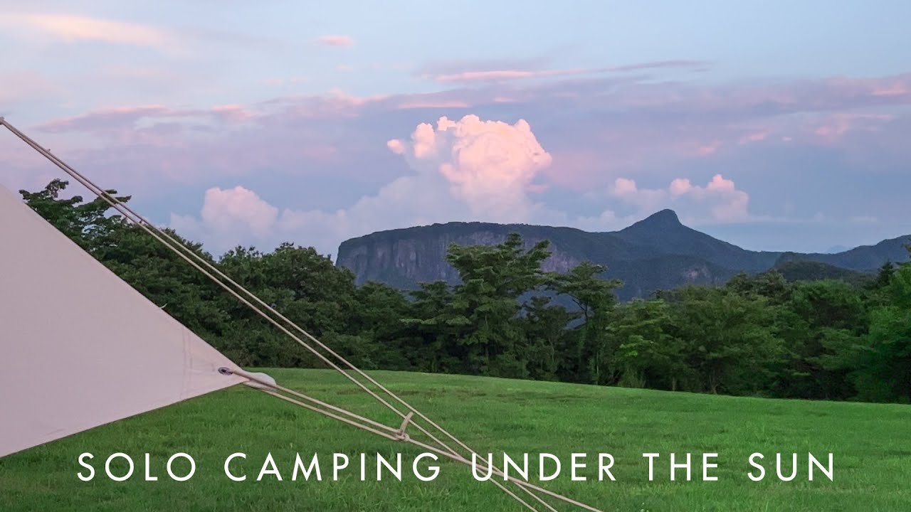 SOLO CAMPING ASMR | panoramic view | ASMR - YouTube