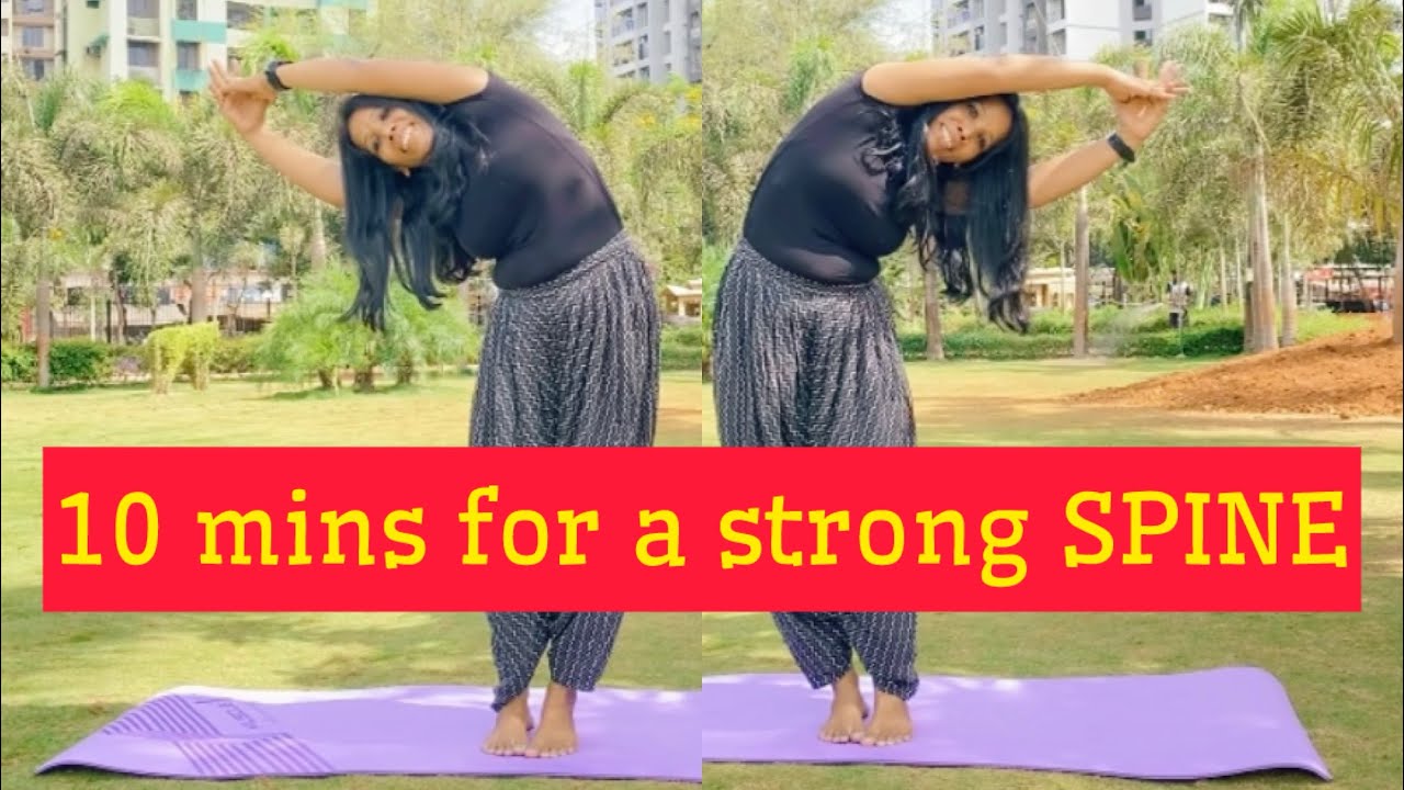 10 mins for a strong SPINE | Spinal Exercises | - YouTube