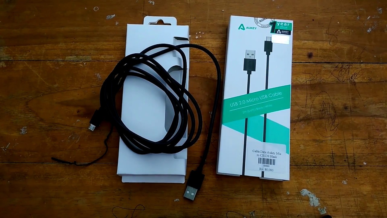 Unboxing Aukey CB-D9 Micro USB Cable | Bahasa Indonesia - YouTube