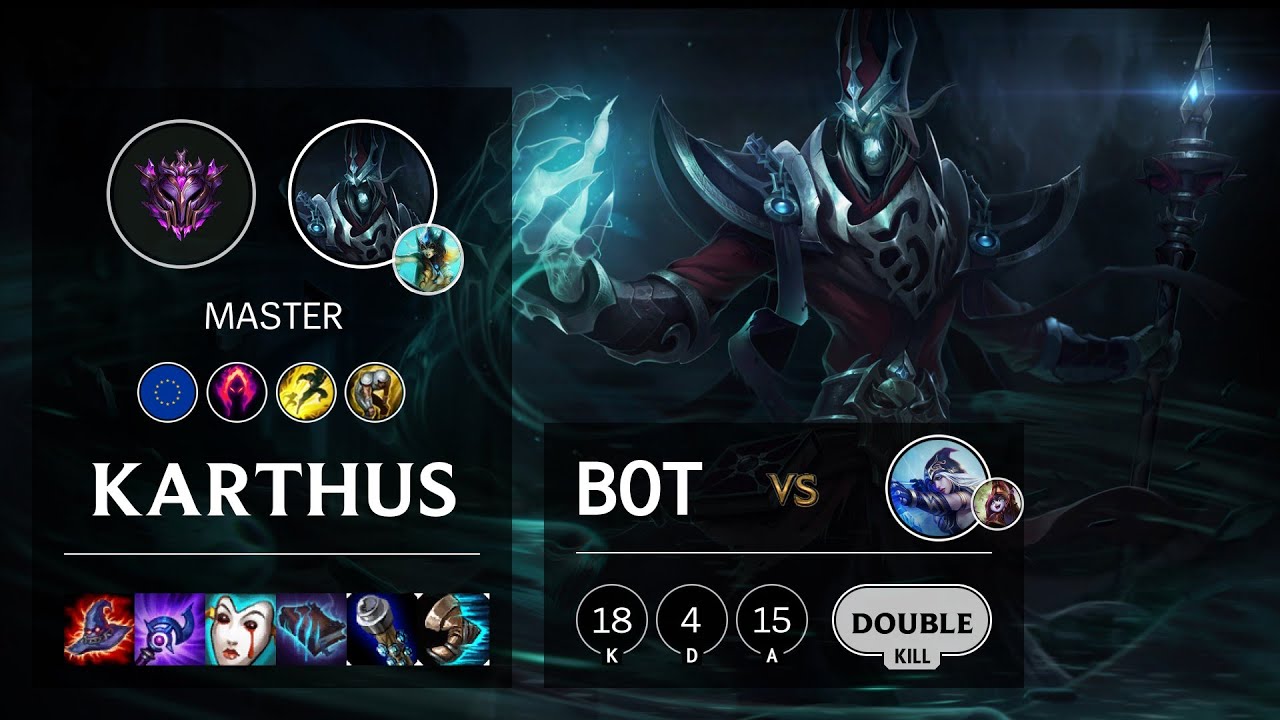 Karthus Bot vs Ashe - EUW Master Patch 10.15 - YouTube