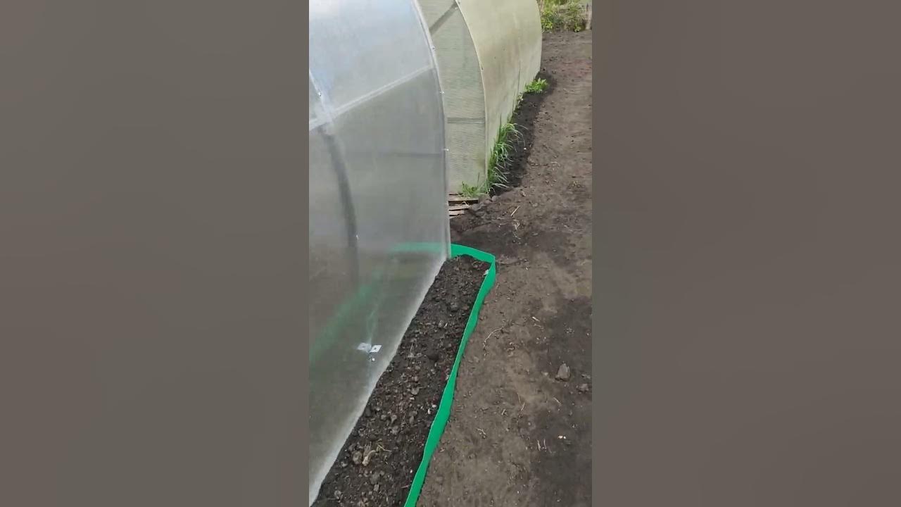 Теплица с открывающимся верхом в Новосибирске. Часть 2. - YouTube