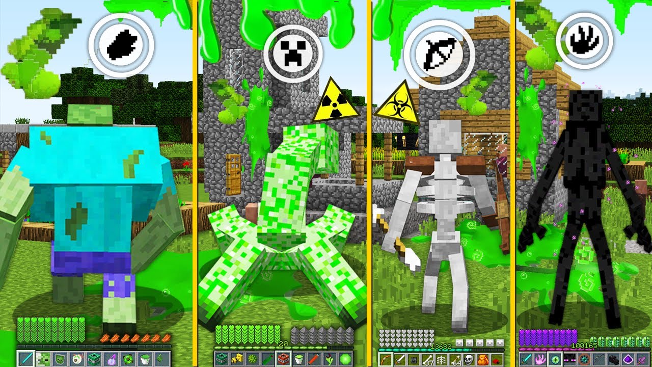 ESCAPE from TOXIC VILLAGE HOW to PLAY PRISONER MUTANT ENDERMAN ZOMBIE ...