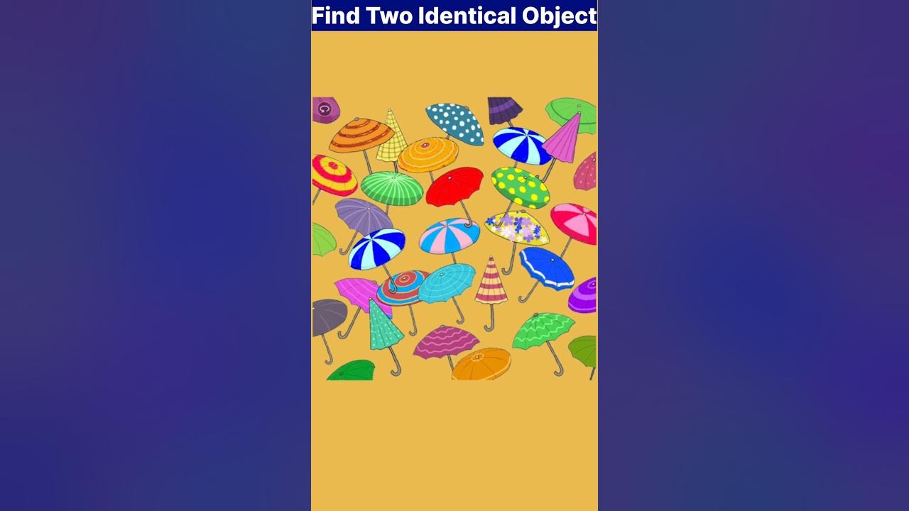 Can You Find Two Identical Object |🤔| Riddles |🥴| Brain Teaser |😎| #shorts #viral #mindteaser ...