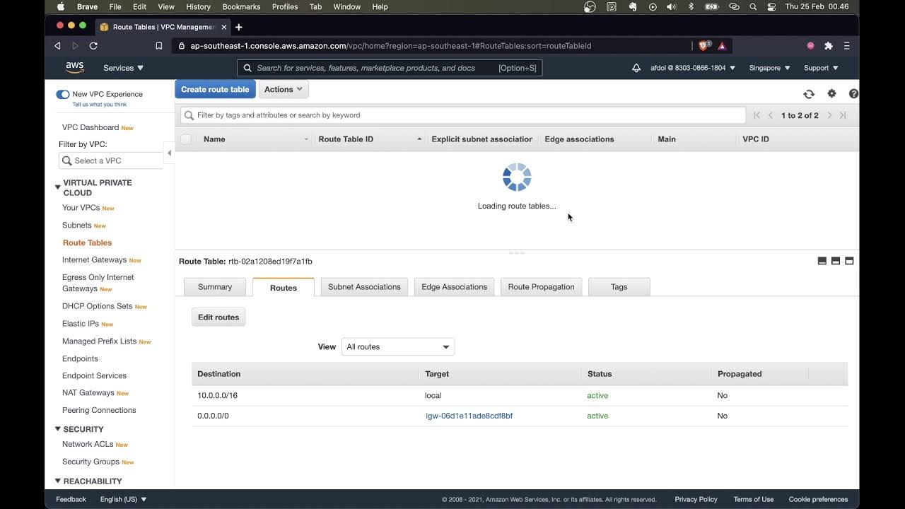 #7 Route Table - Tutorial Networking Di AWS Dengan VPC Dan EC2 - YouTube