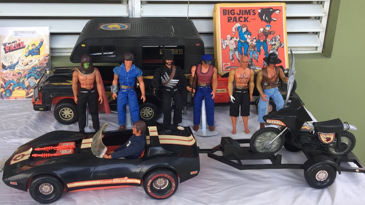 Mazinger-Maz.🇵🇷// Vintage 70"s // Big Jim / Wolf Pack set// figuras ...