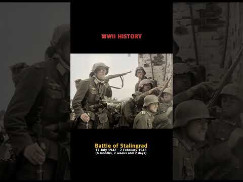BATTLE OF STALINGRAD, a major battle  between Nazi Germany and the Soviet Union #ww2 #tank #history