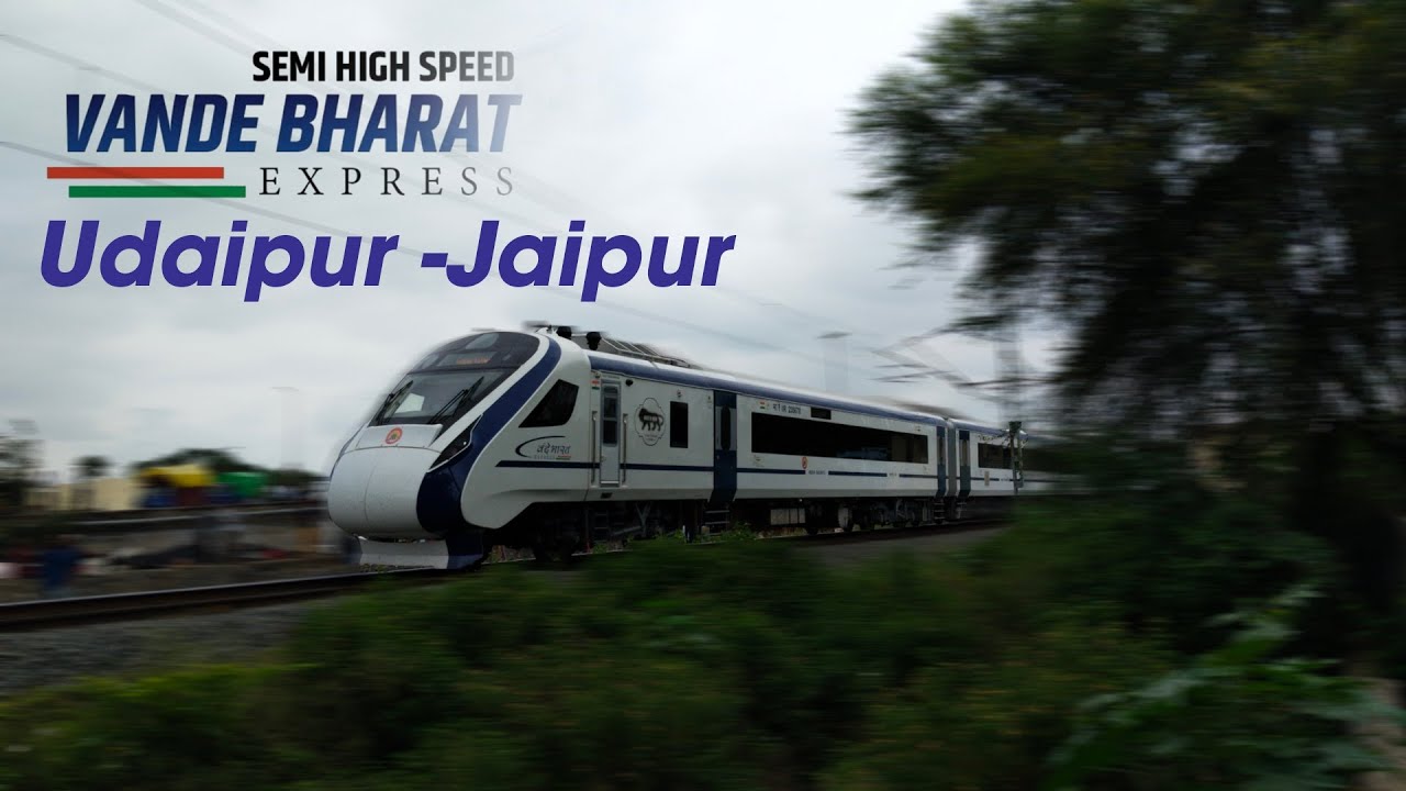 Udaipur - Jaipur Vande Bharat Express Trial Run | Bhilwara | Indian ...