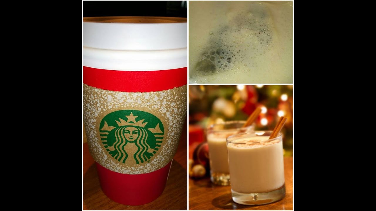 Fog Nog Latte (Secret Starbucks Menu) - YouTube
