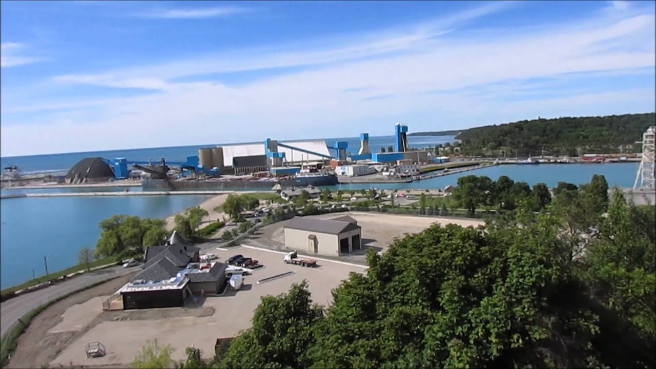 A LOOK FROM ABOVE! CANADA'S PRETIEST TOWN "Goderich, Ontario" - YouTube