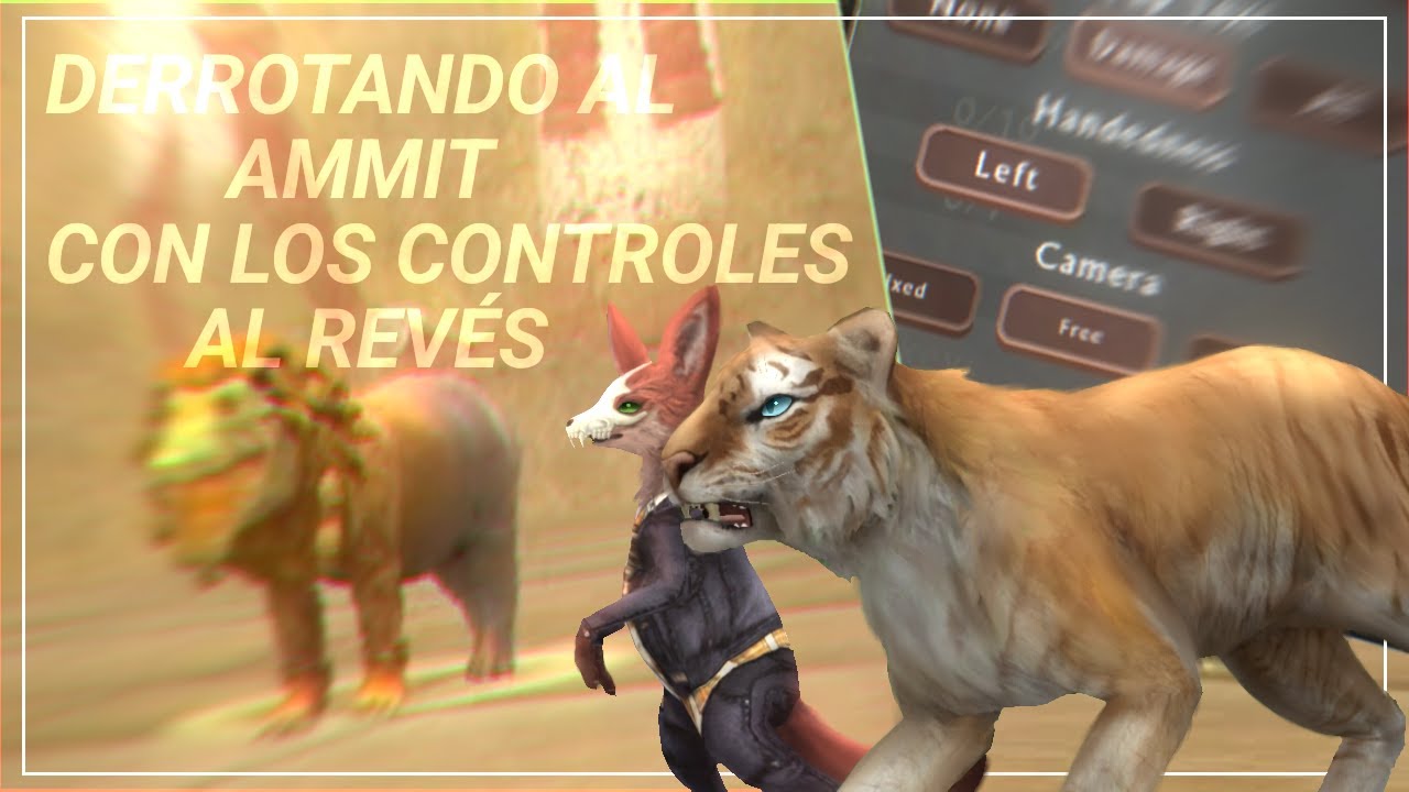 DERROTANDO al AMMIT con los CONTROLES AL REVÉS || WildCraft - YouTube