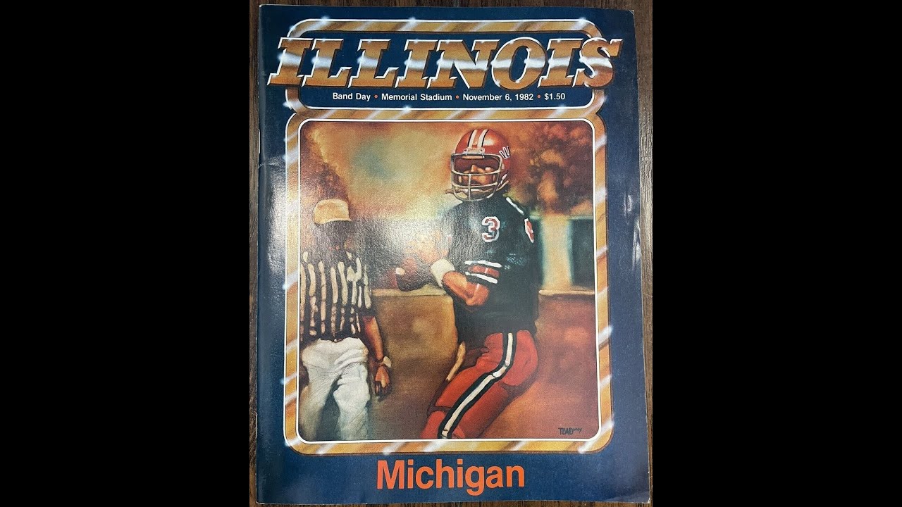 Michigan vs Illinois, Memorial Stadium November 8, 1982 - YouTube