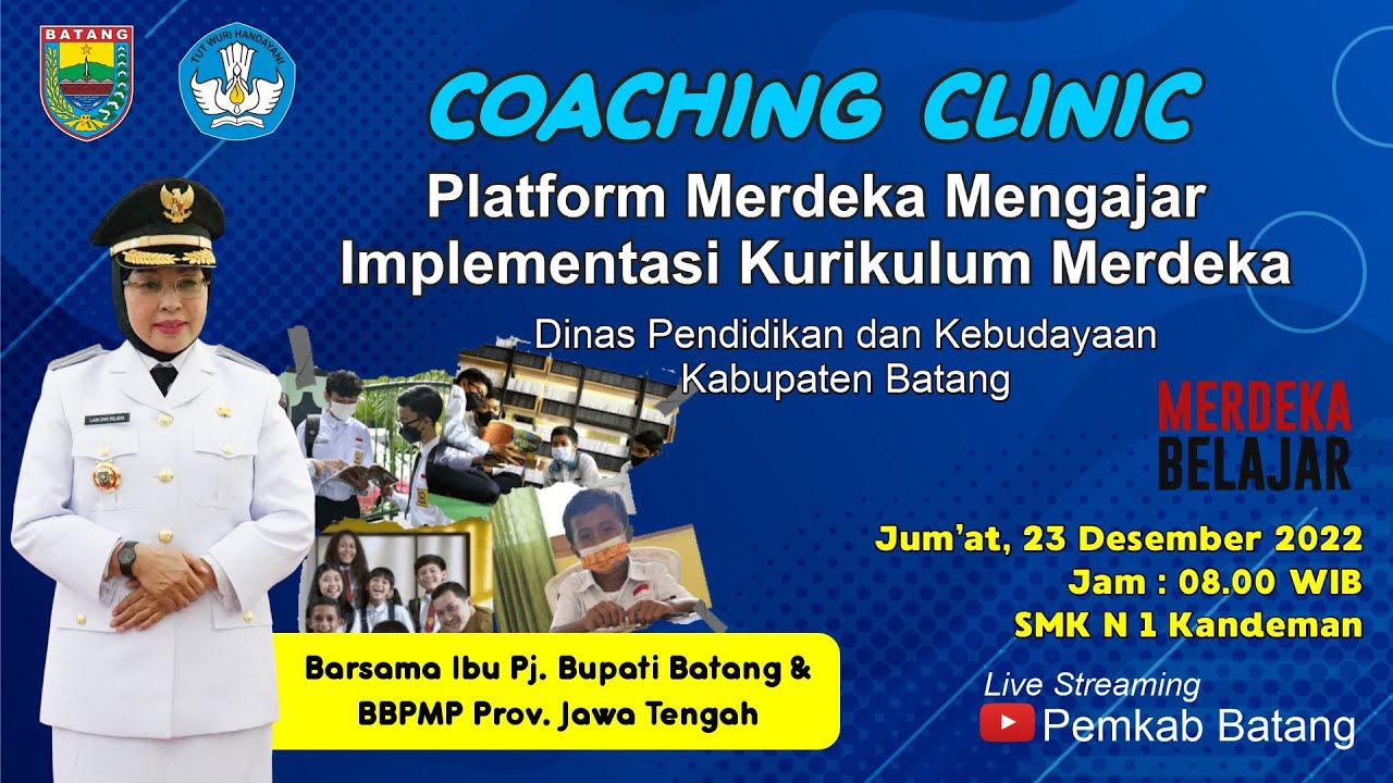 [LIVE] Coaching Clinic Platform Merdeka Mengajar Implementasi Kurikulum ...